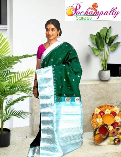 1 STUNNING PURE GADWAL SILK SAREES TO IMPRESS – pochampallysarees.com